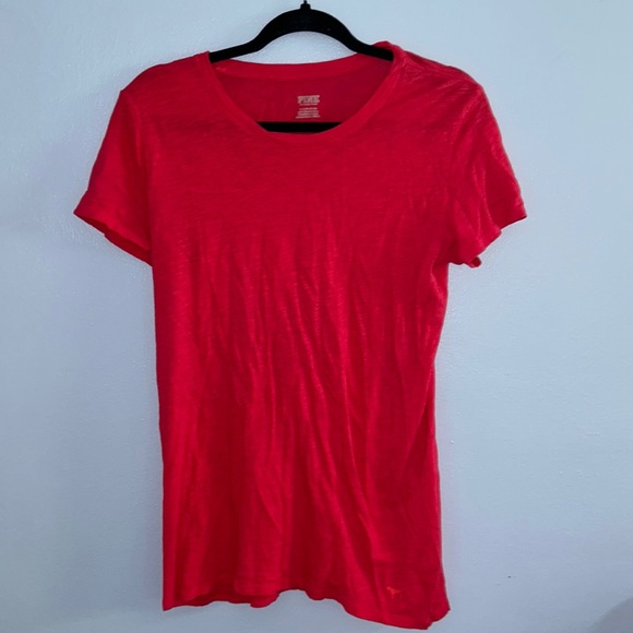 PINK Victoria's Secret | Tops | Small Victorias Secret Pink Bright Red ...